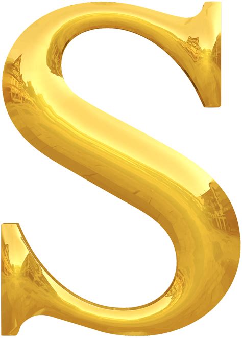 Tipograf A Dorada Letra S Png Transparente Stickpng 33660 Hot Sex Picture