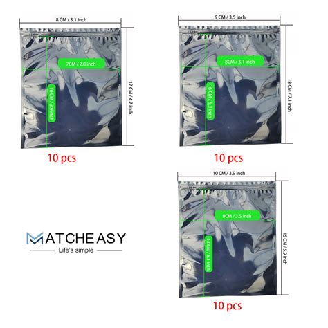 30db Antisztatikus Visszazárható Tasak Készlet Matcheasy Hdd Ssd
