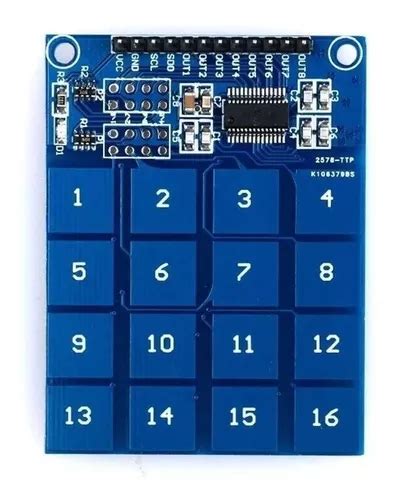 Teclado Touch Capacitivo Ttp229 44 Modulo Tactil Arduino MercadoLibre