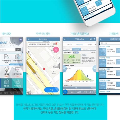 크레탑세일즈 완벽한 기업 정보 조회 어플 네이버 블로그