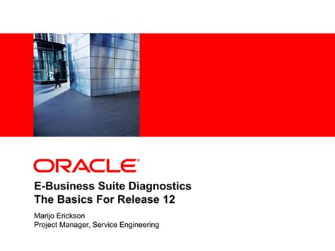 Oracle Diagnostics Ppt