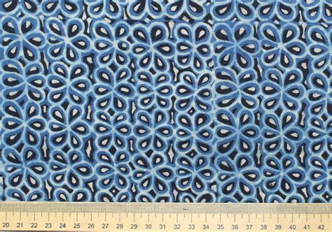 TISSU BLEU INDIGO GRAINE Boutique Textile Neelam Fr