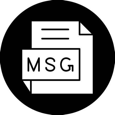 Msg Vector Icon Design 22987280 Vector Art At Vecteezy