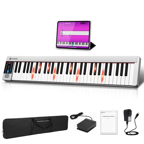 61 Key Keyboard Piano Portable Electric Piano Keyboard 61 Key Touch Sensitive Full Size
