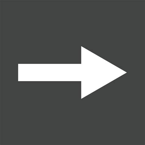 Right Arrow Glyph Inverted Icon 14287532 Vector Art At Vecteezy
