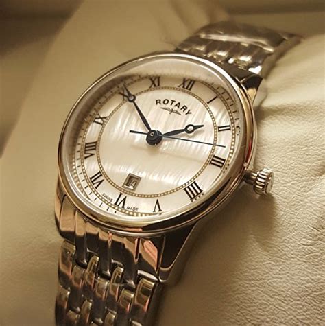 Rotary Ladies Mother Of Pearl Stainless Steel Watch