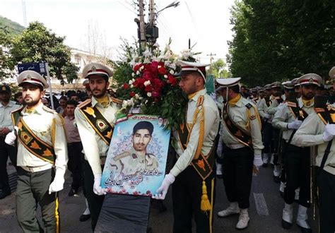پیکر مطهر شهید سرباز معین بیانی در رامیان تشییع شدتصاویر تسنیم