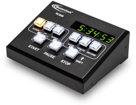 Rc600 Count Controller Countdown And Countup Timer Control Masterclock Products