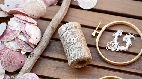 Seashell Wind Chime Diy Project Berries And Barnacles