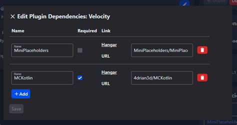 Project Dependencies Cannot Be Modified If They Are In Hangar · Issue