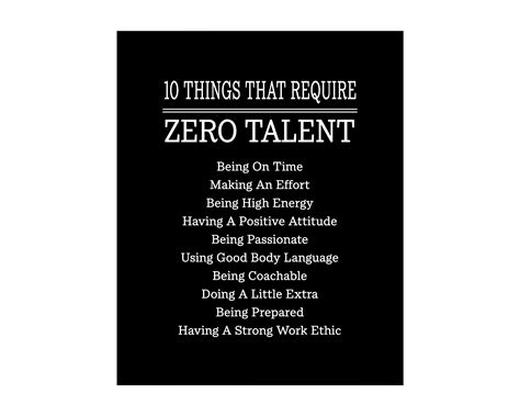 Poster Master Motivational Poster Inspirational Print 10 Things