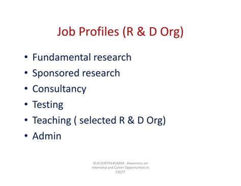 Awareness On Internship And Career Opportunities Pdf