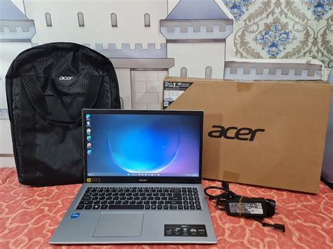 Laptop Acer Aspire 3 MULUS FULLSET Intel Core I3 Gen 11 Ram 8 Gb DDR 4 SSD 256 Gb NVMe