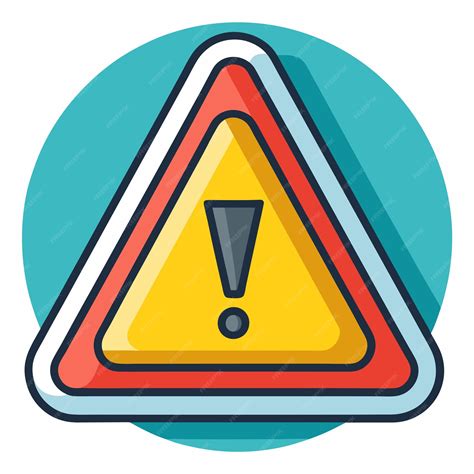 Warning Clip Art Icon For Caution And Safety Alerts Premium Ai Generated Vector