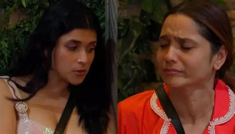 Bb 17 Ankita Lokhande Cries Infront Of Vicky After Mannara Chopras
