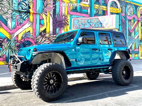 2020 Jeep Wrangler Wheel Offset Hella Stance 5 Suspension Lift 6