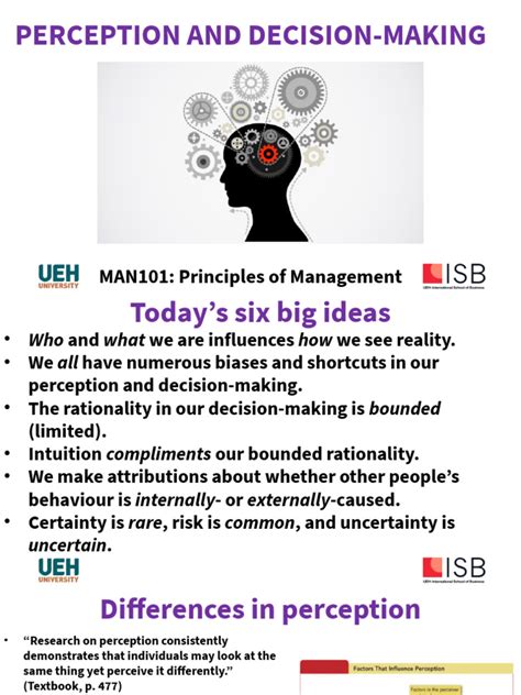 Class 4 Perception And Decision Making Pdf Perception Decision