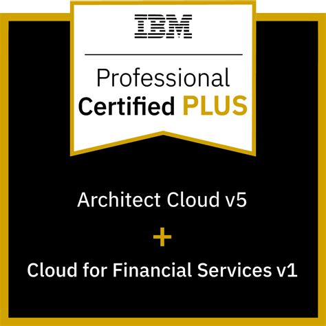 Ibm Certified Professional Architect V5 Plus Ibm Cloud For Financial
