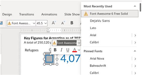 Ptxslides Does Not Work With Humanitarian Fontawesome · Issue 31 · Unhcr Datavizunhcrdown