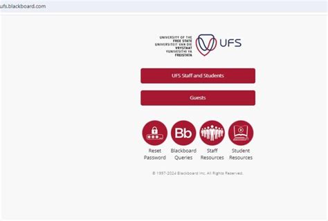 Blackboard Learn Ufs University Of The Free State