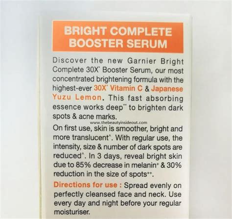Garnier Vitamin C Serum Review