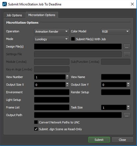 MicroStation Deadline Documentation