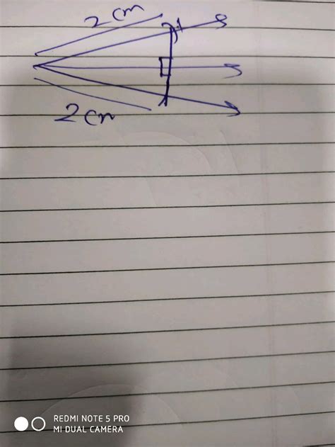 A Circle With Centre At O Is Touching Two Intersecting Lines Ax And