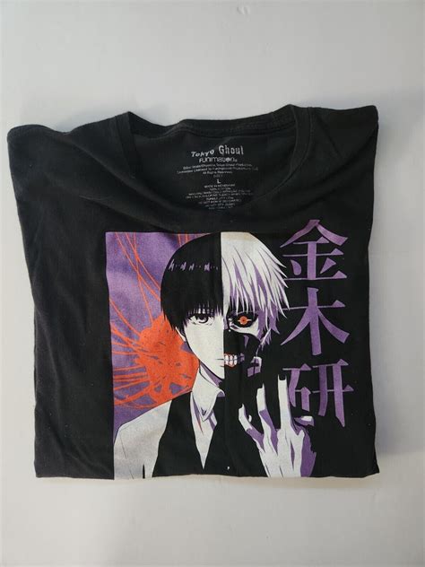Tokyo Ghoul Funimation Anime Ken Kaneki Mens Black T Gem