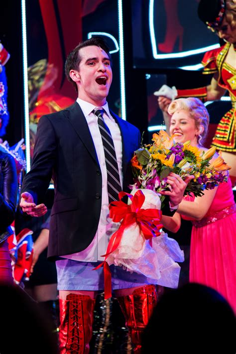 Photos No Panic Necessary Brendon Urie Takes First Broadway Bows In