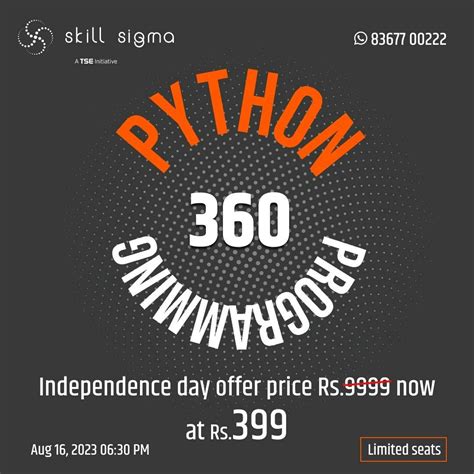 Skill Sigma On Linkedin Begin Your Journey Into In The World Of Python
