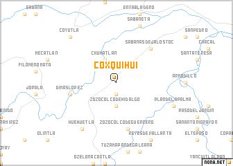 Coxquihui Mexico Map