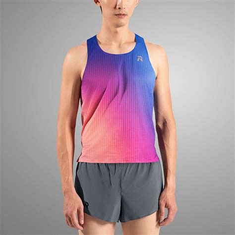 Rema 菁英跑步背心20 藍橘 男 馬拉松世界