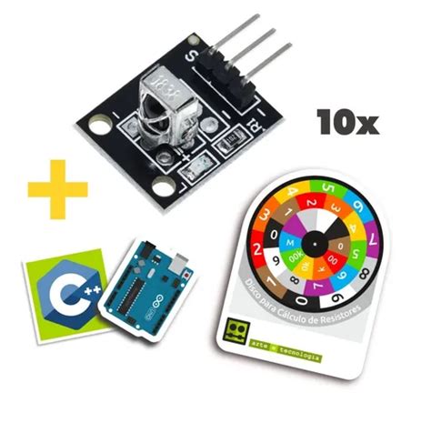 10 Módulo Ir Receptor Infravermelho Vs1838b Ky 022 Arduino