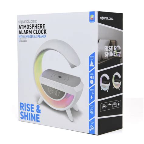Soundlogic Multifunction Alarm Clock With Smartphone Charging Function