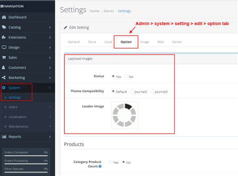 OpenCart Lazyload Images