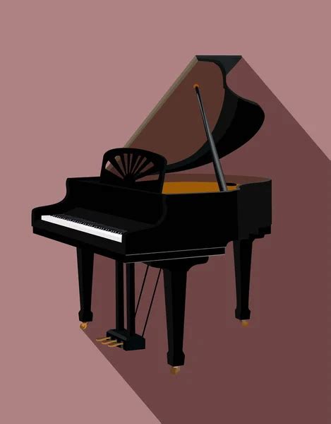Grand Piano Stock Vector Image By ©2v 58539347
