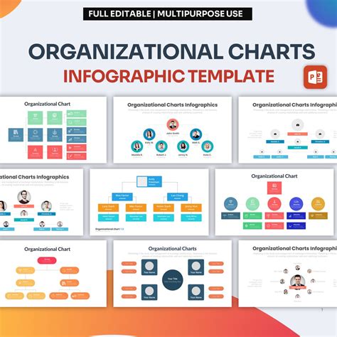 Organizational Charts Infographic Powerpoint Template Best Powerpoint Template Easy To Edit