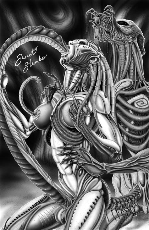 Hr Giger Tribute By Sweetslumber Hentai Foundry