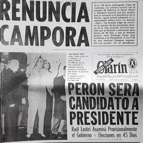 A años de la masacre de Ezeiza Les ruego a los peronistas que no hagan uso de las armas