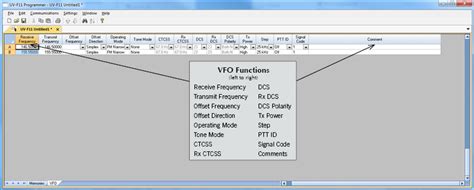 UV F11 Radio Programming Software