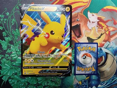 Pokémon Karta Pikachu V Jumbo Velká Aukro