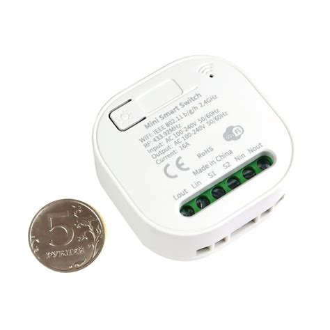 Радиореле мини для кинетических выключателей Rf 433 МГц Wi Fi 16А