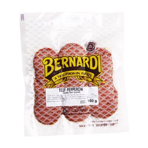 Jual BERNARDI BEEF PEPPERONI G Shopee Indonesia