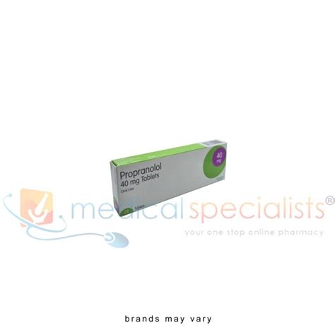 Buy Propranolol For Anxiety From 31p A Tablet Medical Specialists