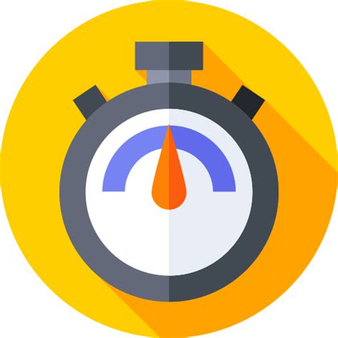 Stopwatch Flat Circular Flat Icon