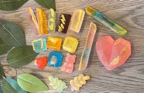 Gem Treasure Box With Gold Handmade Kohakutou Crystal Candy Etsy Canada