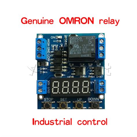 Buy Cycle Trigger Delay Channel Relay Module V Timer Circuit Switch Adjustable Online At