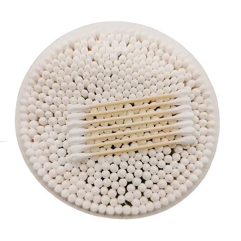 1000pcs Biodegradable Bamboo Cotton Swabs Eco Friendly Wood Cotton