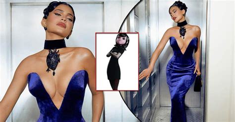 Kylie Jenner Brings ‘mavis Darcula To Life With Her Gothic Plunging