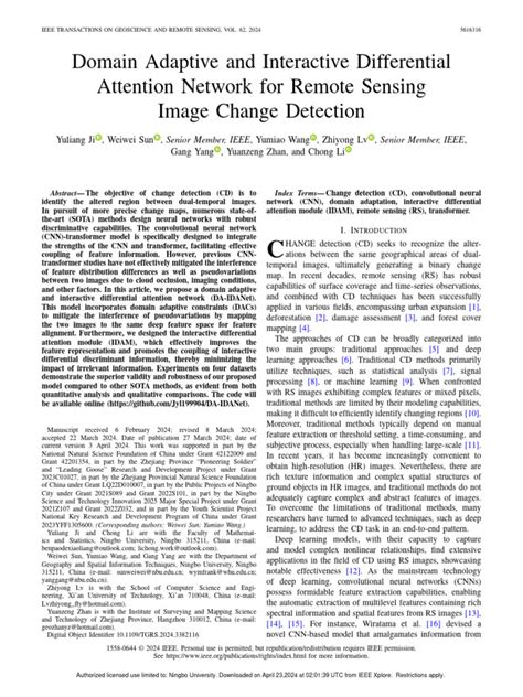 Domain Adaptive And Interactive Differential Attention Network For